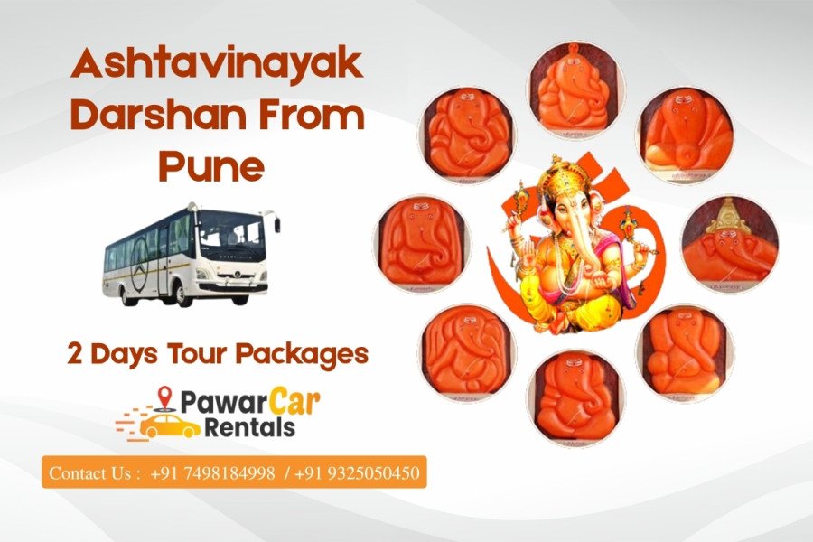 Ashtavinayak Darshan From Pune in 2 Days | Call 07498184998 | Pawar Car ...